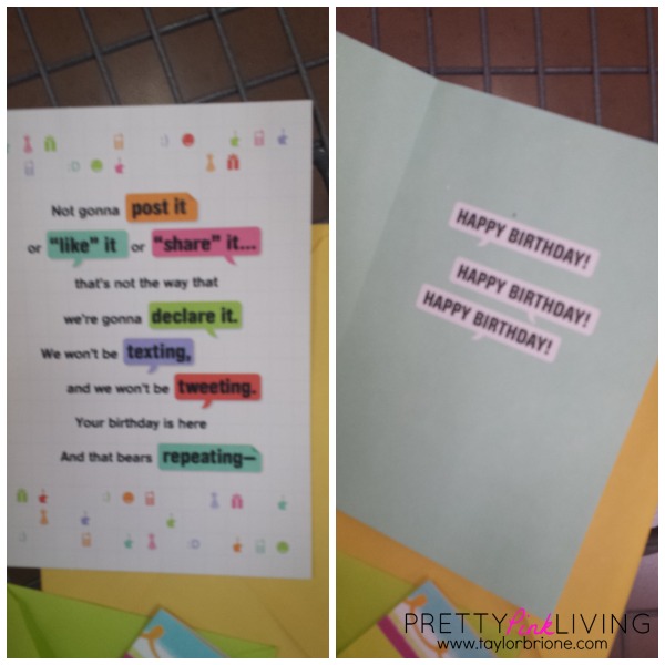 Celebrating Birthdays with Hallmark Value Cards - Taylor Brione Ballard